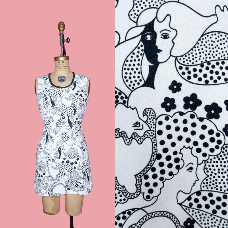 Mod Print Op Art - Etsy