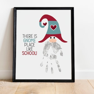 Back to School Handprint Art, First Day Activity, Kindergarten Craft ...