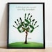 Handprint Tree Art: Grandpa Gift, Father's Day Card (digital Download ...