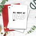 All About Dad Book, Printable Father's Day Craft Kit for Kids ...
