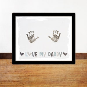 Printable Handprint Crafts for Kids, Daddy Fathers Day Gift From ...