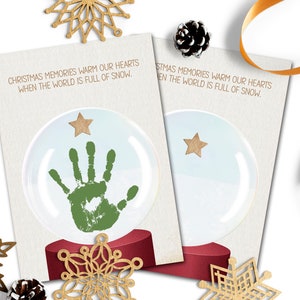 Printable Handprint Craft for Kids, Childrens Christmas Party Activity ...