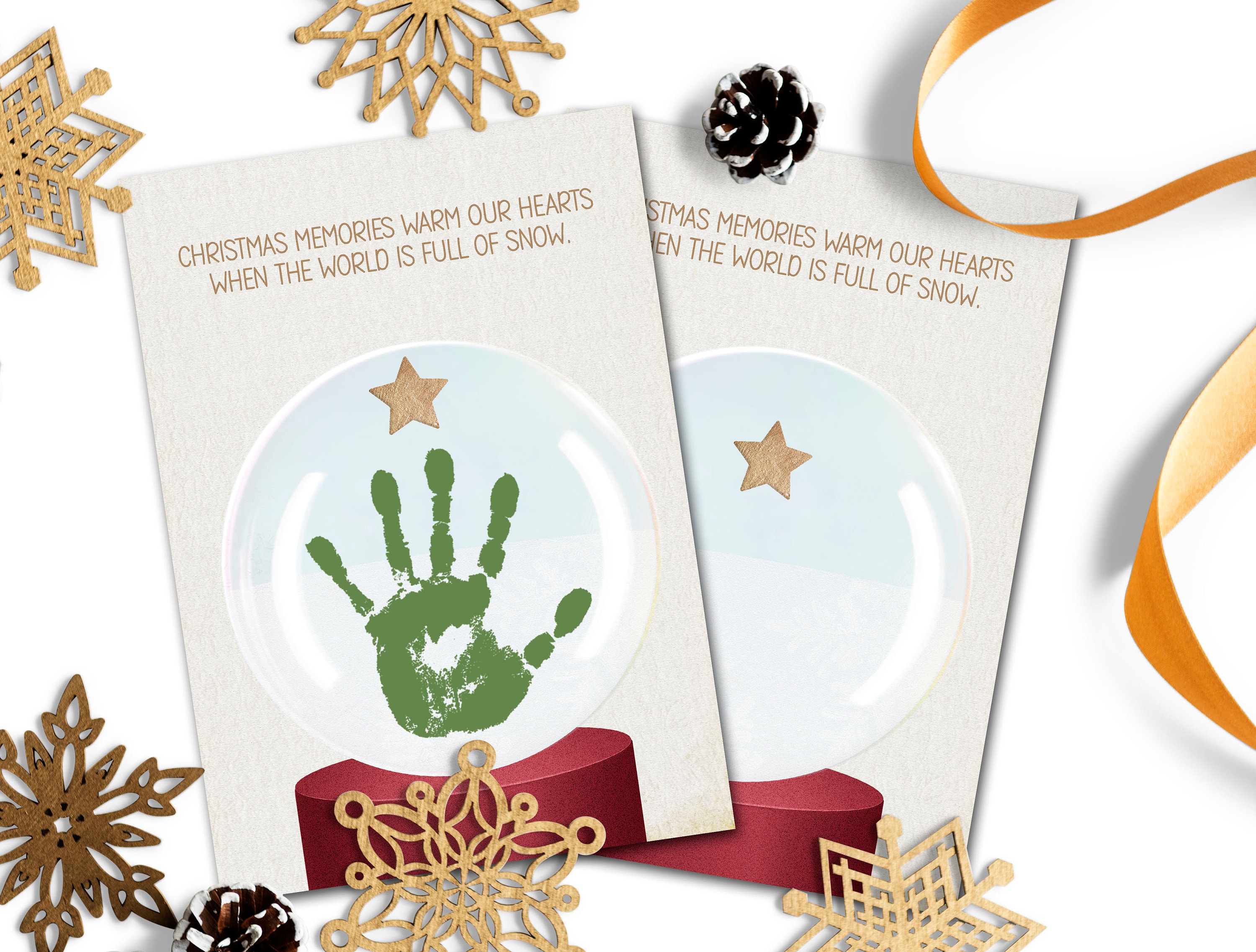 Printable Handprint Craft for Kids, Childrens Christmas Party Activity ...