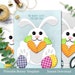 Printable Bunny Template, Easter Craft Kit for Kids, DIY Spring ...
