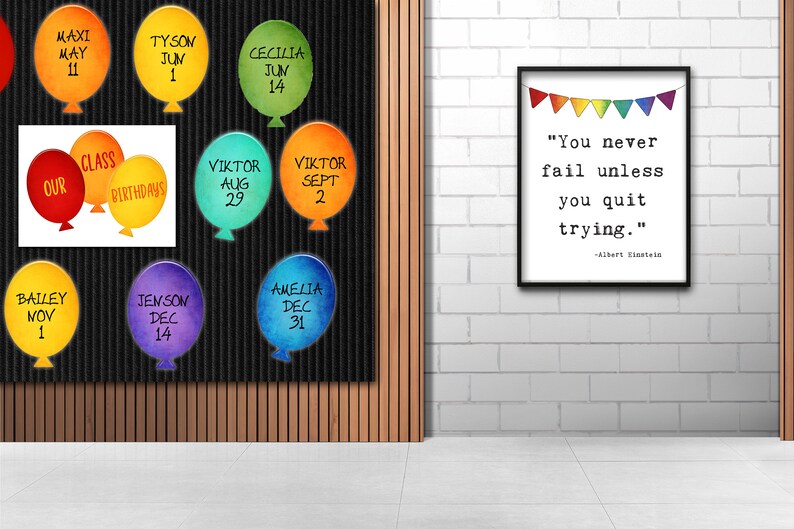Class Birthday Display Printable Classroom Decor Birthday - Etsy Canada