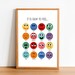 Emotions Poster, Homeschool Feelings Chart, Social Emotional Learning ...