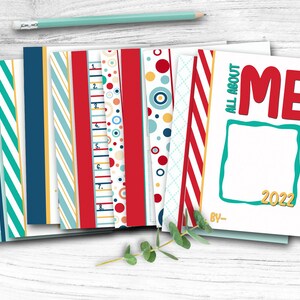 Printable All About Me Book Instant Download DIY Craft Kit - Etsy
