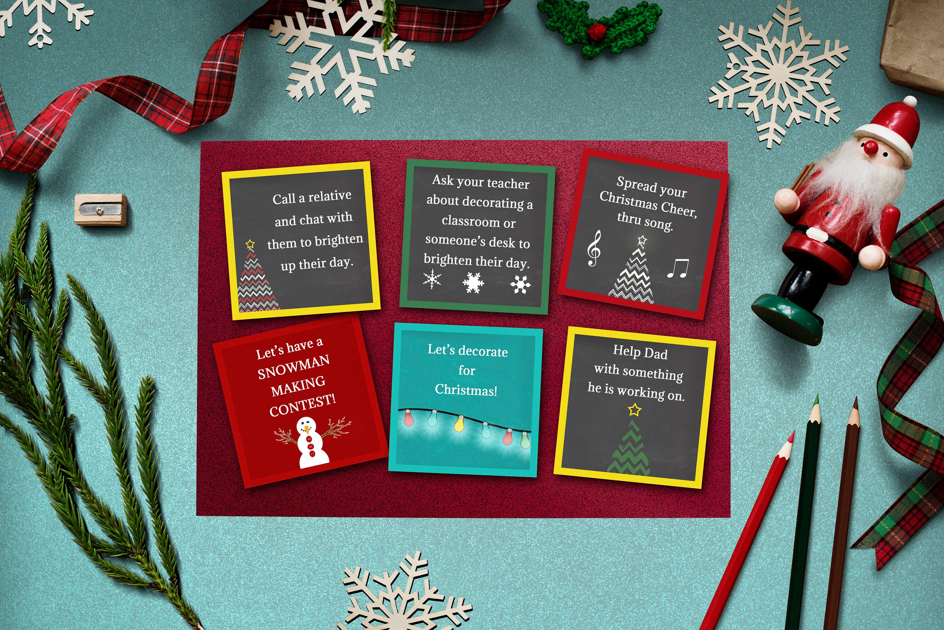 Random Acts of Kindness Cards Countdown to Christmas Small | Etsy Canada