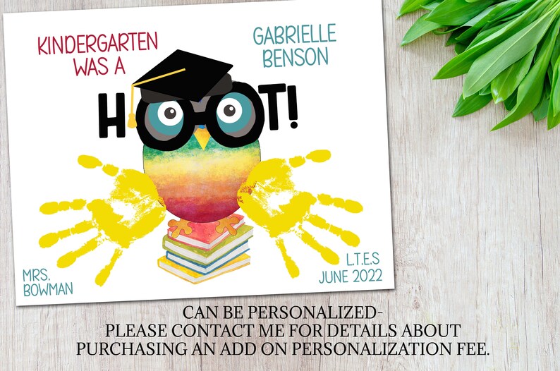 Kindergarten Graduation Diploma: DIY Kids Craft Owl Handprint Art ...