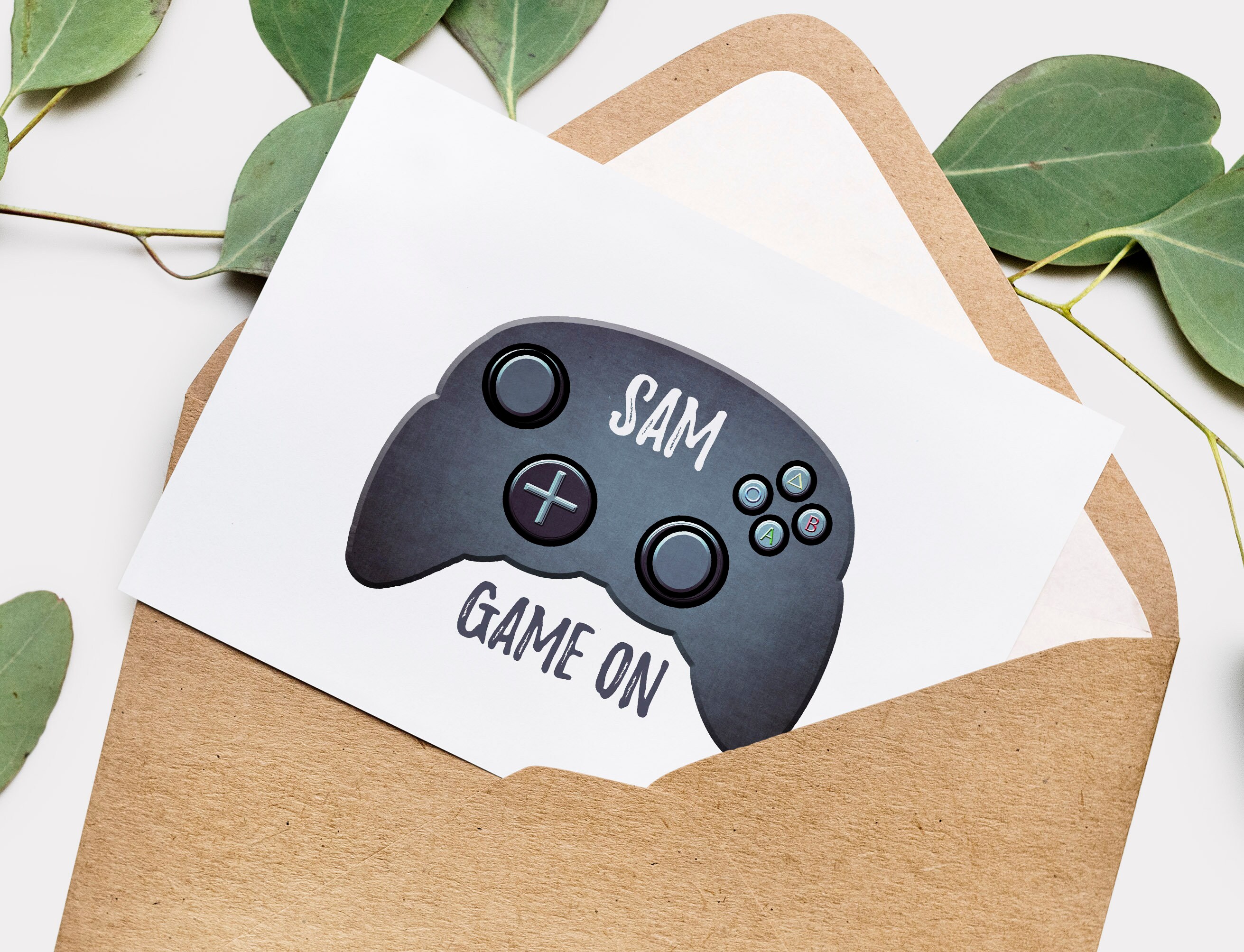 Personalized Video Game Lover Birthday Card for Boys - Etsy