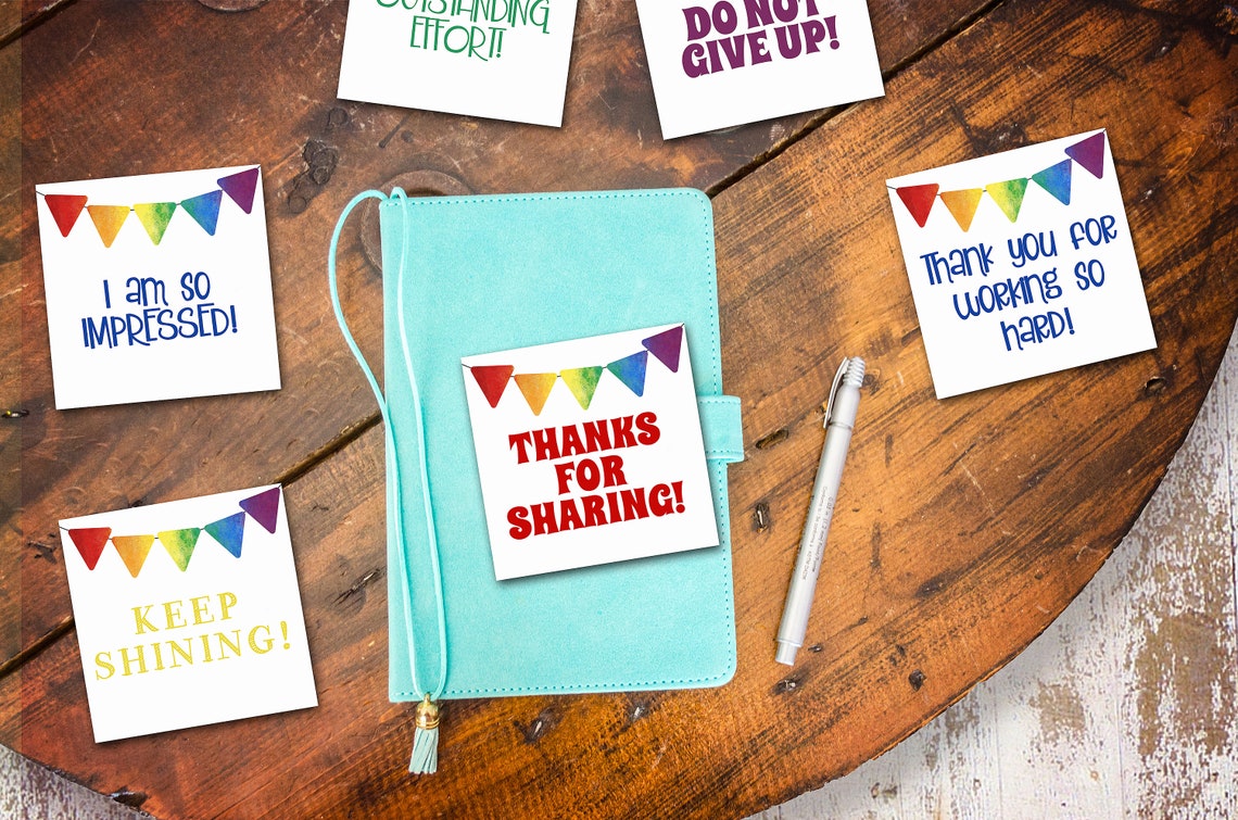 Printable Teacher Notes Back to School Printable Positive - Etsy