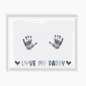 Printable Handprint Crafts for Kids, Daddy Fathers Day Gift From ...