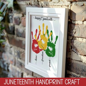 Juneteenth Handprint Art, DEI Inclusive Classroom Craft, Anti-racism ...