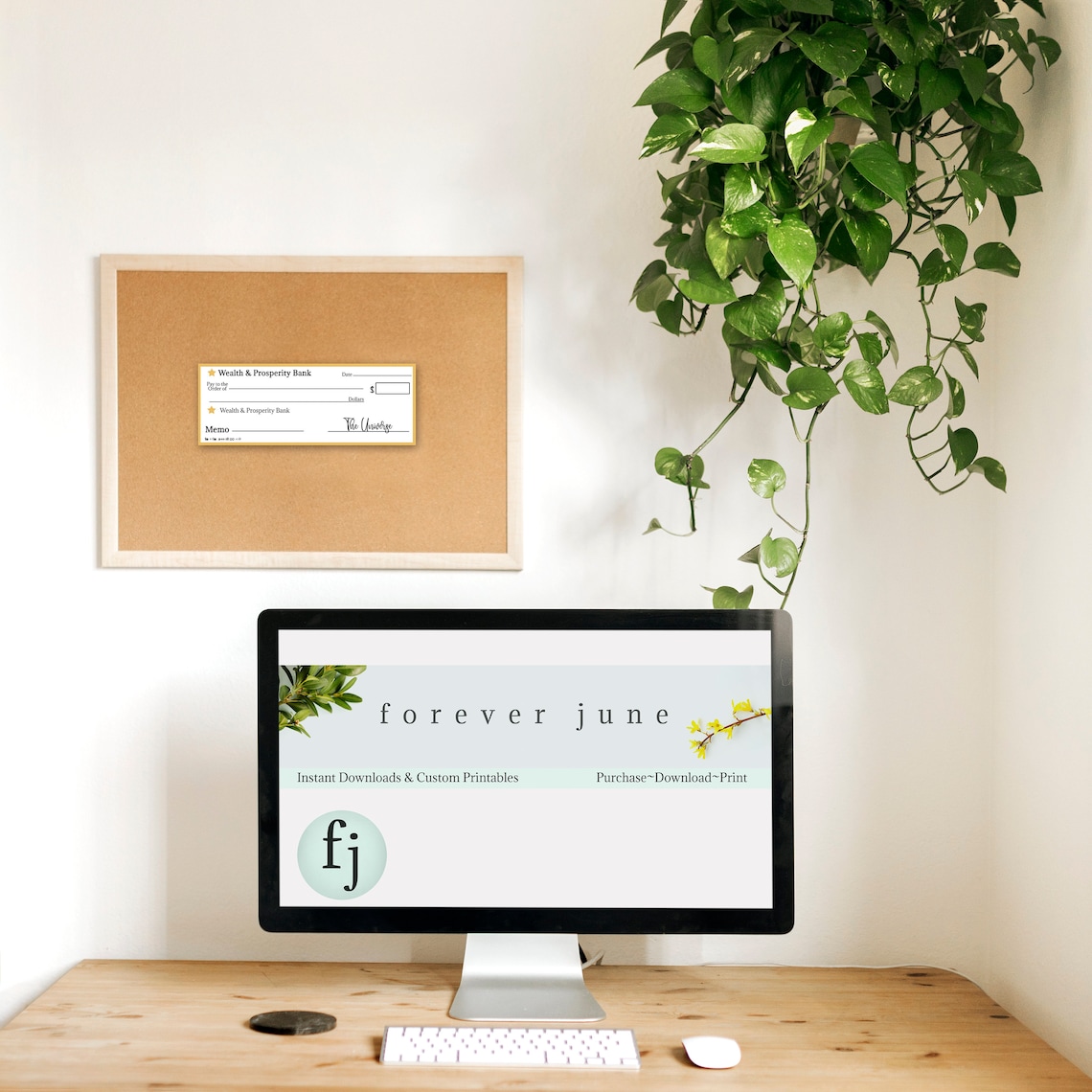 Printable Blank Dream Cheque Vision Board Printable - Etsy Canada