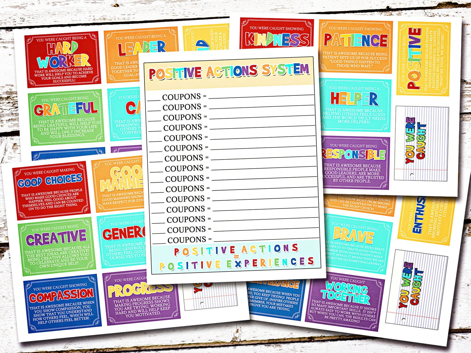 You were Caught Cards Student Kindness Cards from Teachers | Etsy