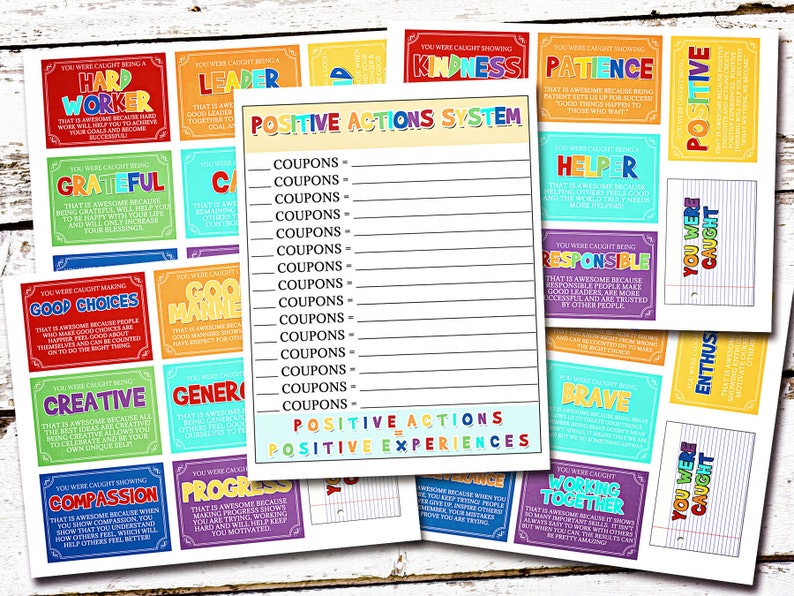 You Were Caught Cards, Student Kindness Cards From Teachers, Printable ...