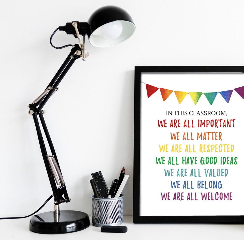 Inclusive Classroom Decor Student Welcome Sign Printable - Etsy