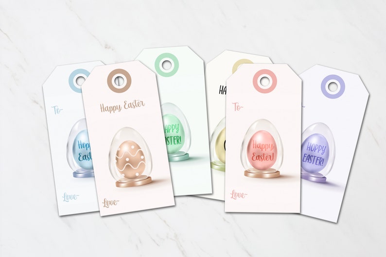 Printable Easter Gift Tags, Instant Download Easter Basket Tags, Easter ...