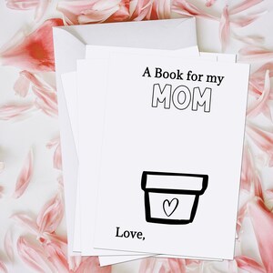 Printable Book for Mom, Unique Birthday Gift for Mom From Son Daughter ...