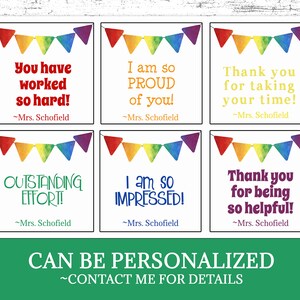 Printable Teacher Notes, Back to School Printable, Positive ...