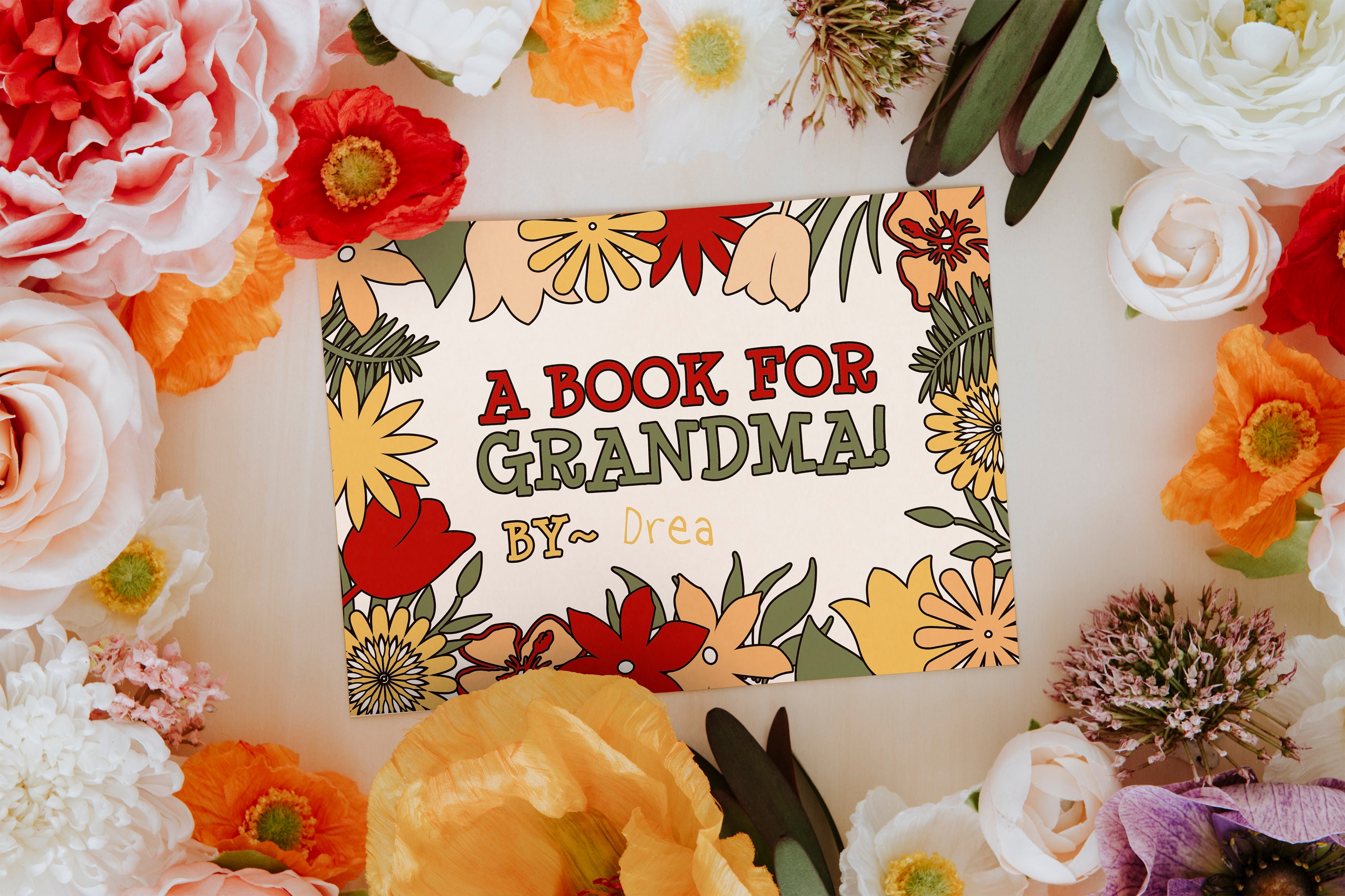 Printable Grandma Book From Grandkids Unique Birthday Gifts - Etsy Canada