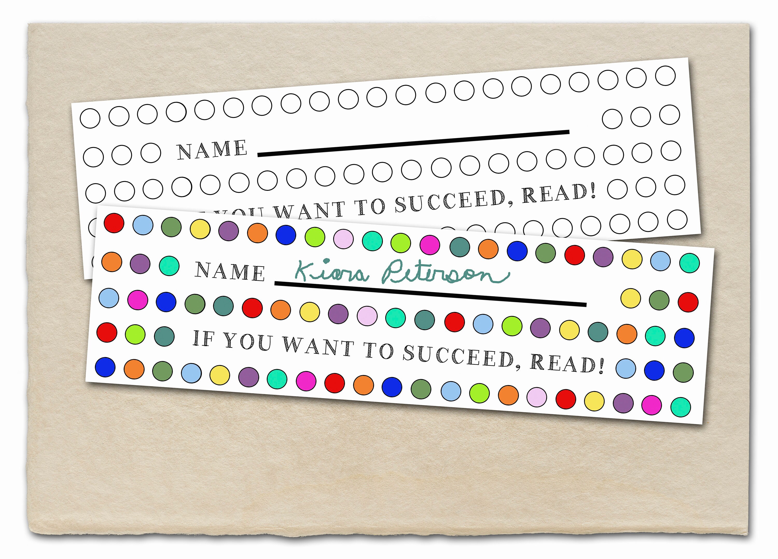Instant Download Bookmarks for Students Reading Checklist | Etsy