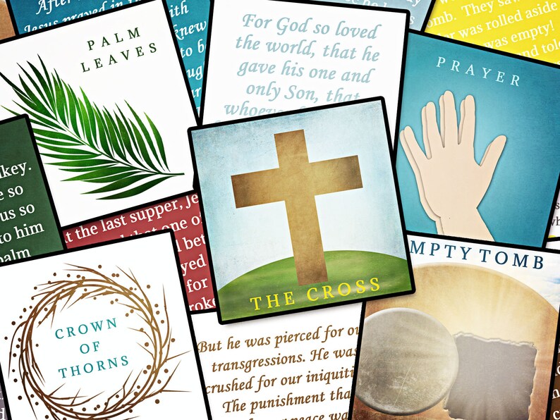 Easter Scripture Prayer Cards for Kids Printable Bible Verse - Etsy