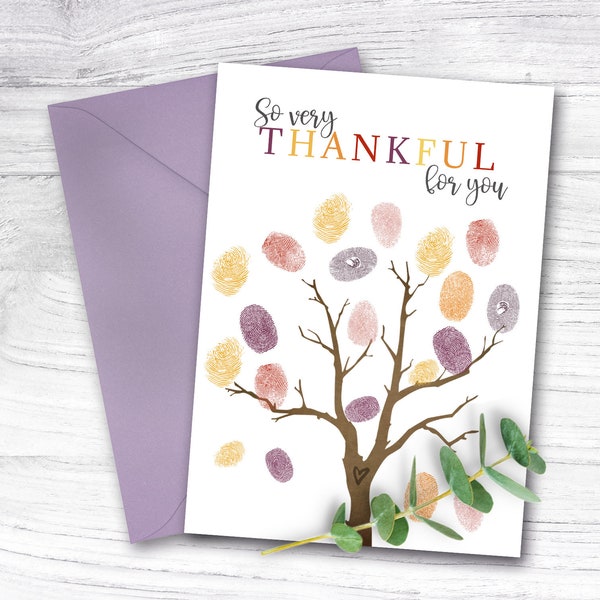 Diy Fingerprint Tree - Etsy