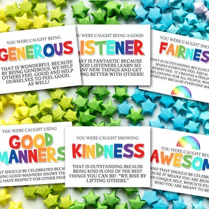 Printable Reward Cards for Kids, Good Behavior Coupons, Student ...