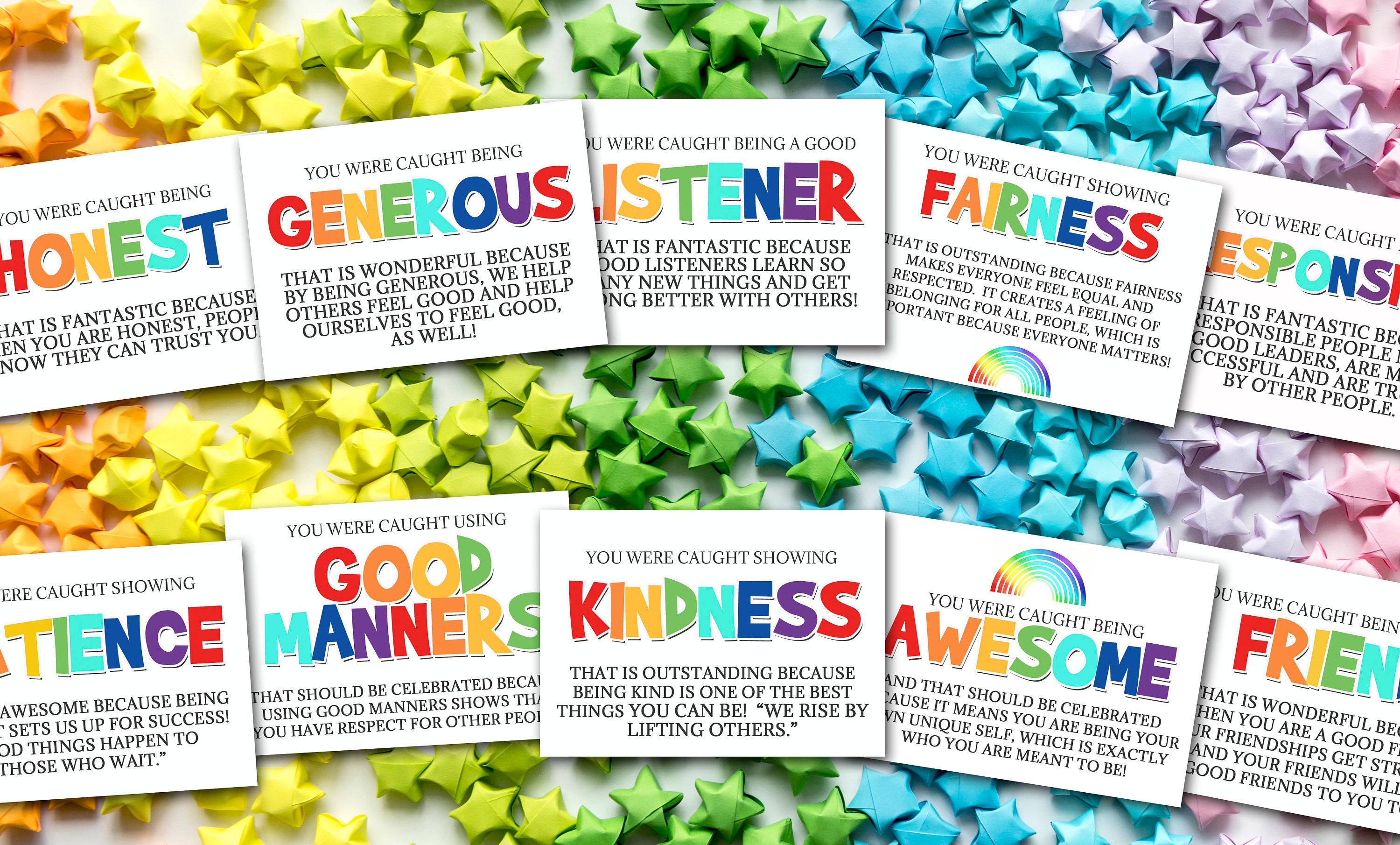 Printable Reward Cards for Kids Good Behavior Coupons | Etsy