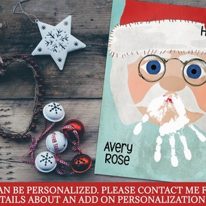 DIY Christmas Craft for Kids, Handprint Printable, Children Christmas ...