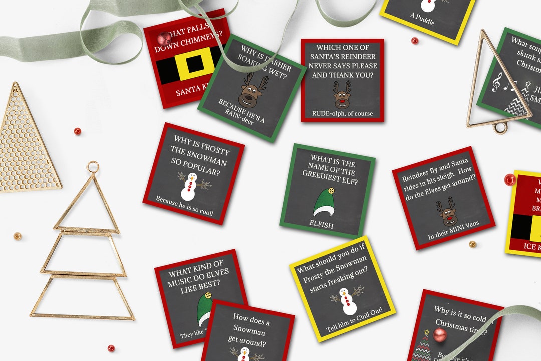 Christmas Lunchbox Jokes for Kids, Festive Lunch Box Notes, Instant ...