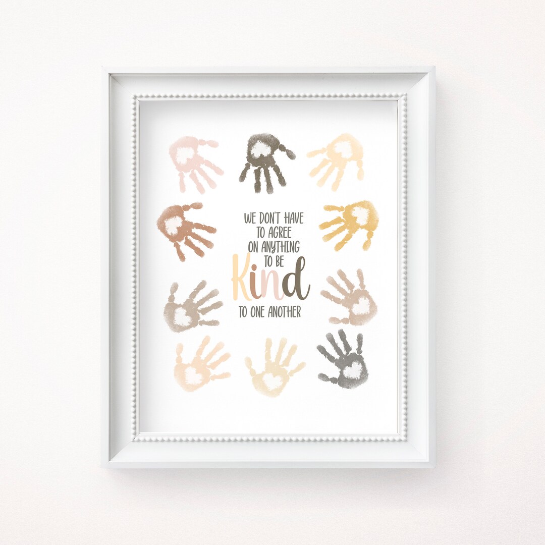Diversity Wall Art, Inclusivity Sign, Anti Racism Print, Inspirational ...