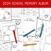 School Memory Album, End of Year Scrapbook for Students, 2024 Class ...