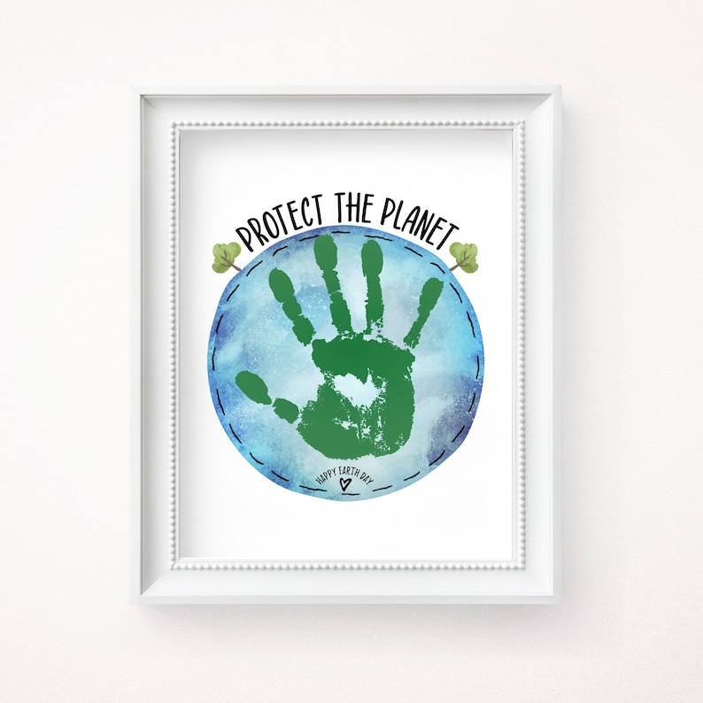Earth Day Crafts for Kids DIY Handprint Printables for | Etsy