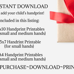 Christmas Handprint Printable, Snow Globe Craft for Kids, Personalized ...