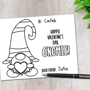 Printable Valentines Day Card for Classmates Set of 4 DIY - Etsy