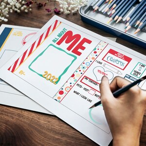Printable All About Me Book Instant Download DIY Craft Kit - Etsy