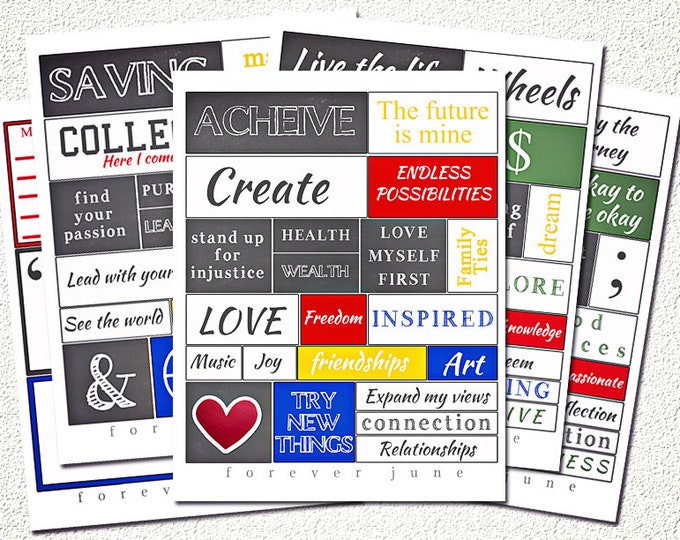 2025 Vision Board Template: Social Emotional Learning Goal Setting ...