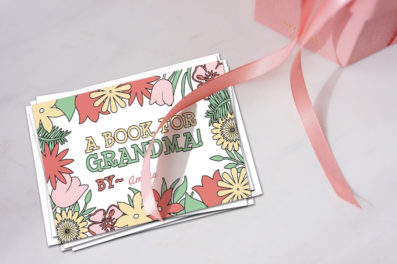 Printable Grandma Book From Grandkids Unique Birthday Gifts - Etsy Canada