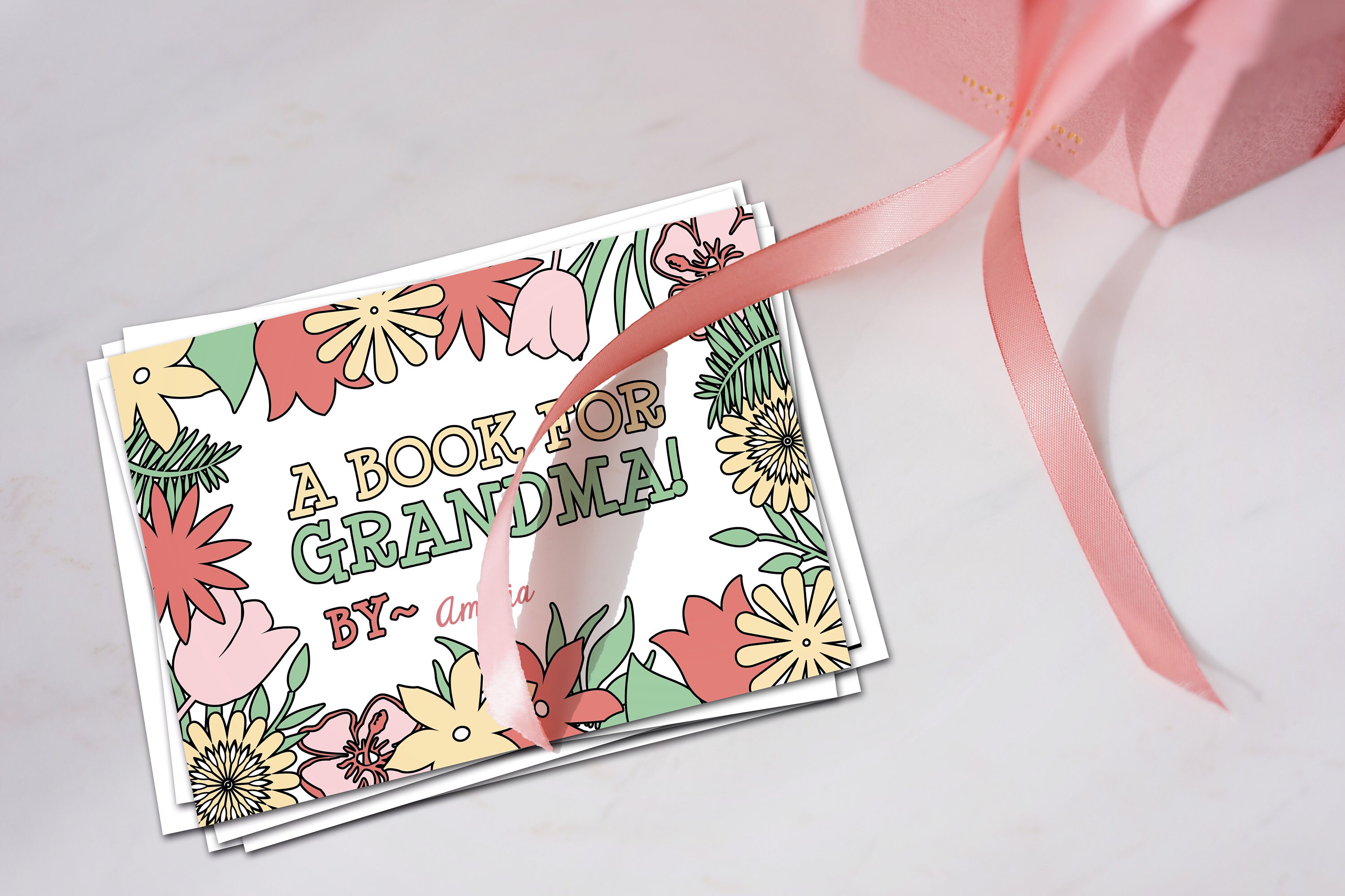 Printable Grandma Book From Grandkids Unique Birthday Gifts - Etsy Canada