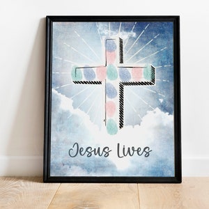 Easter Cross Activity, Bible Story DIY Crafts for Kids, Homeschool ...