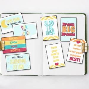 Printable Lunchbox Love Notes for Kids, Positive School Notes From Mom ...