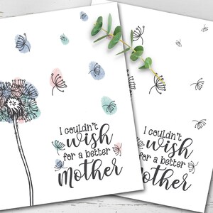 Mother's Day Dandelion Fingerprint Art, Kids DIY Handprint Craft ...