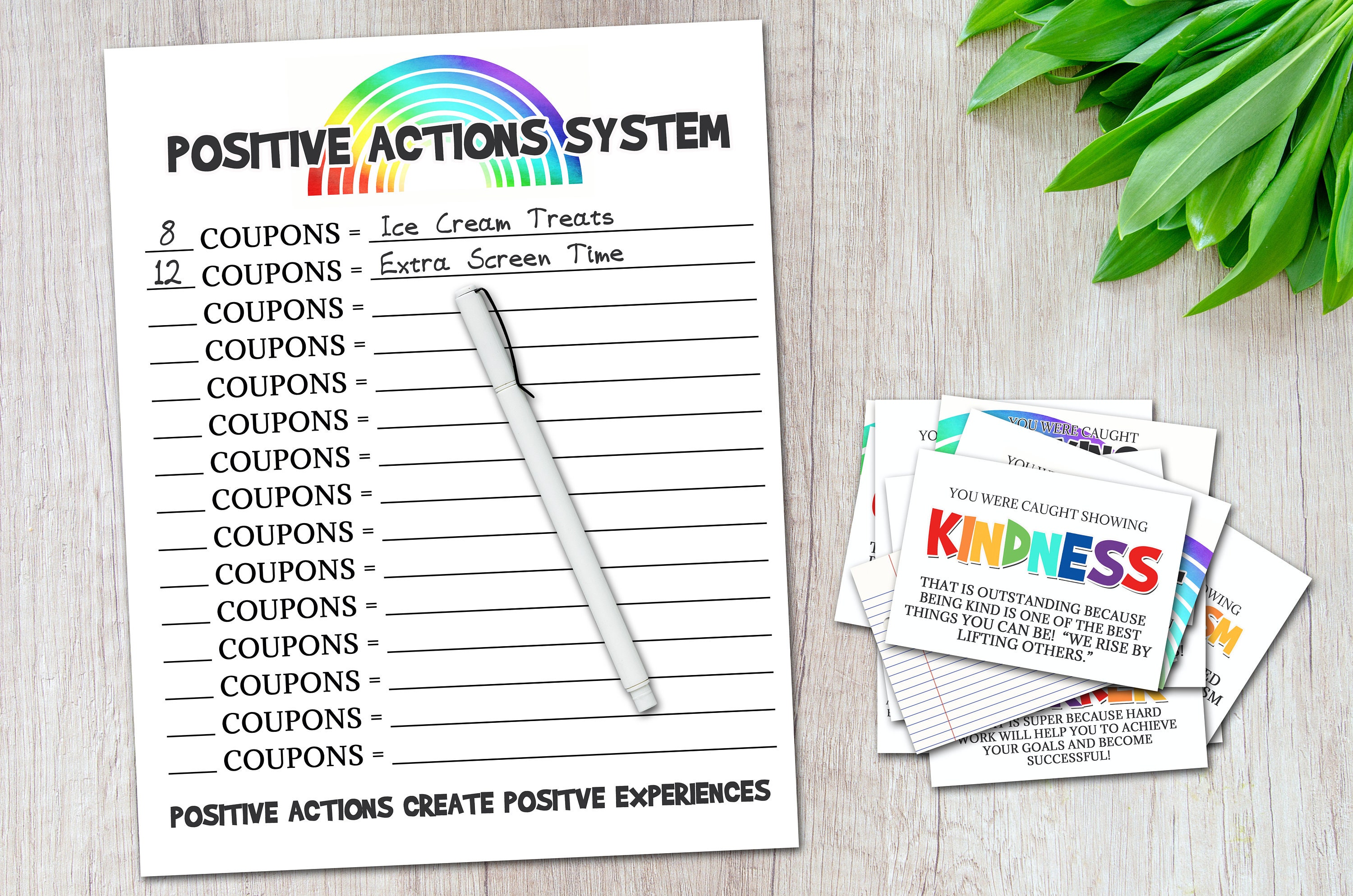 Printable Reward Cards for Kids Good Behavior Coupons - Etsy Canada