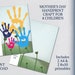 Personalized Mothers Day Gift, DIY Handprint Art Kids Craft, Printable ...
