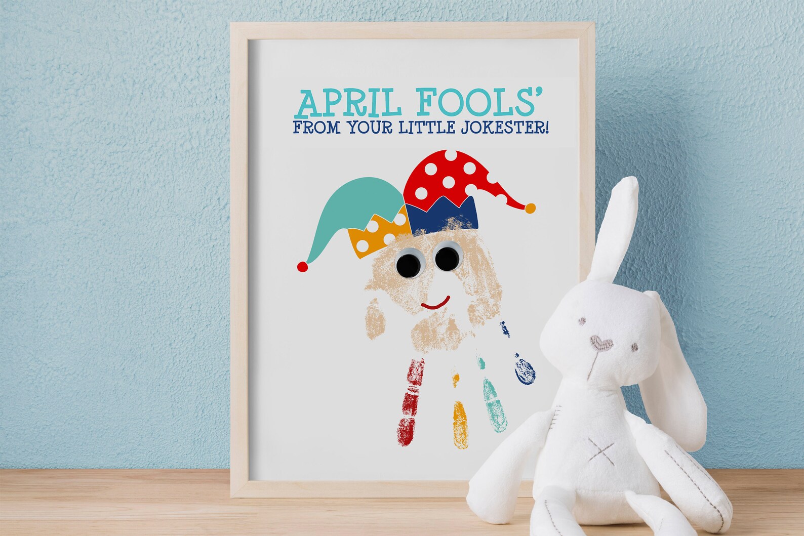April Fools Day Craft DIY Toddler Handprint Art Homeschool - Etsy
