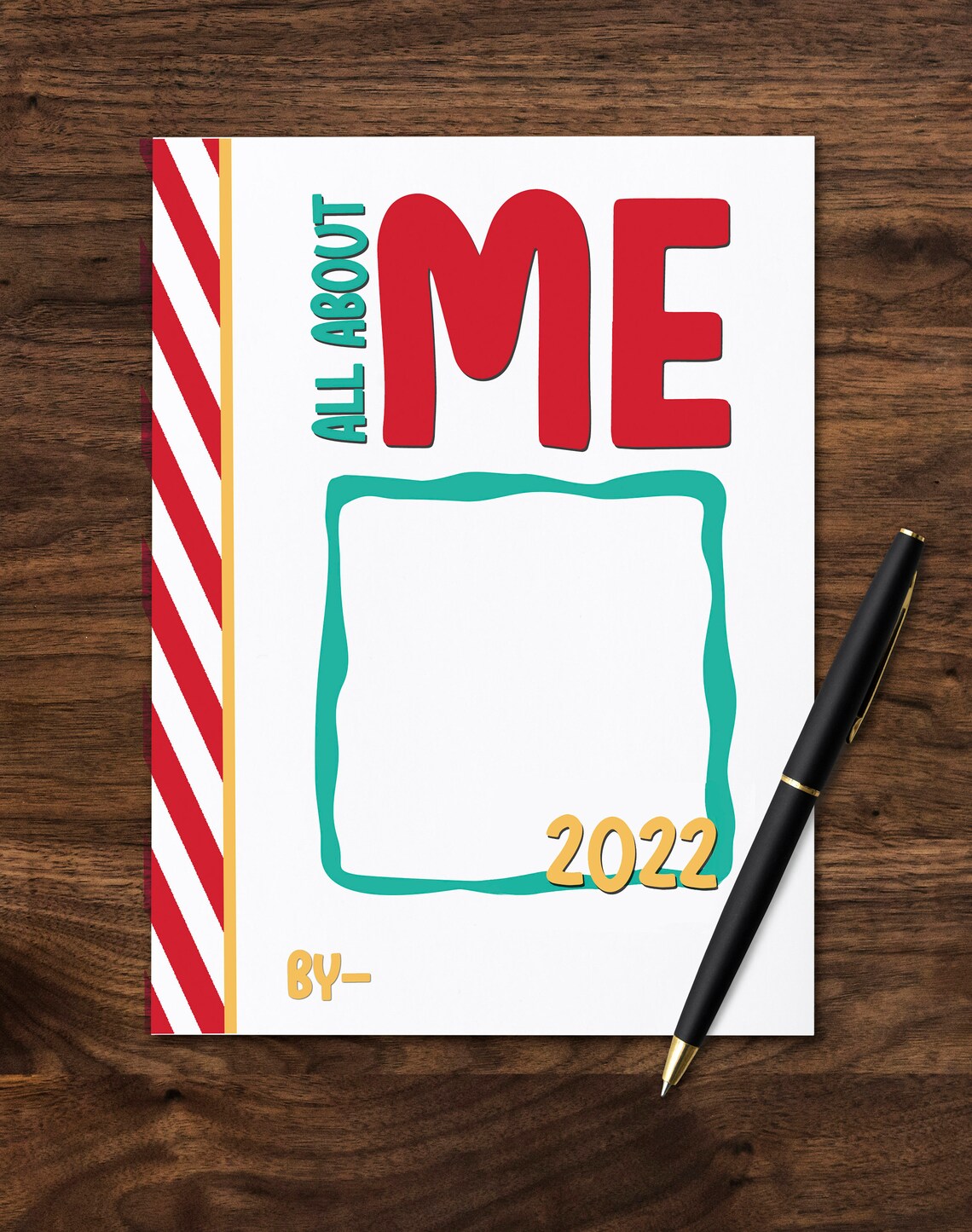 Printable All About Me Book Instant Download DIY Craft Kit - Etsy Canada