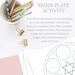 Seder Plate Activity for Kids Passover Colouring Pages DIY - Etsy