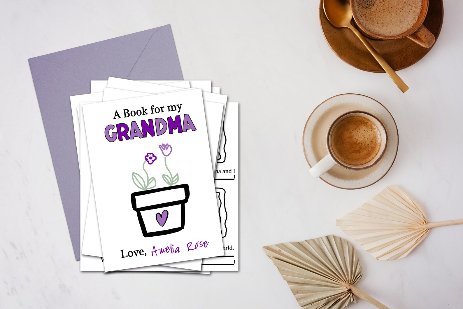 Printable Grandma Book Personalized Birthday Gift From - Etsy